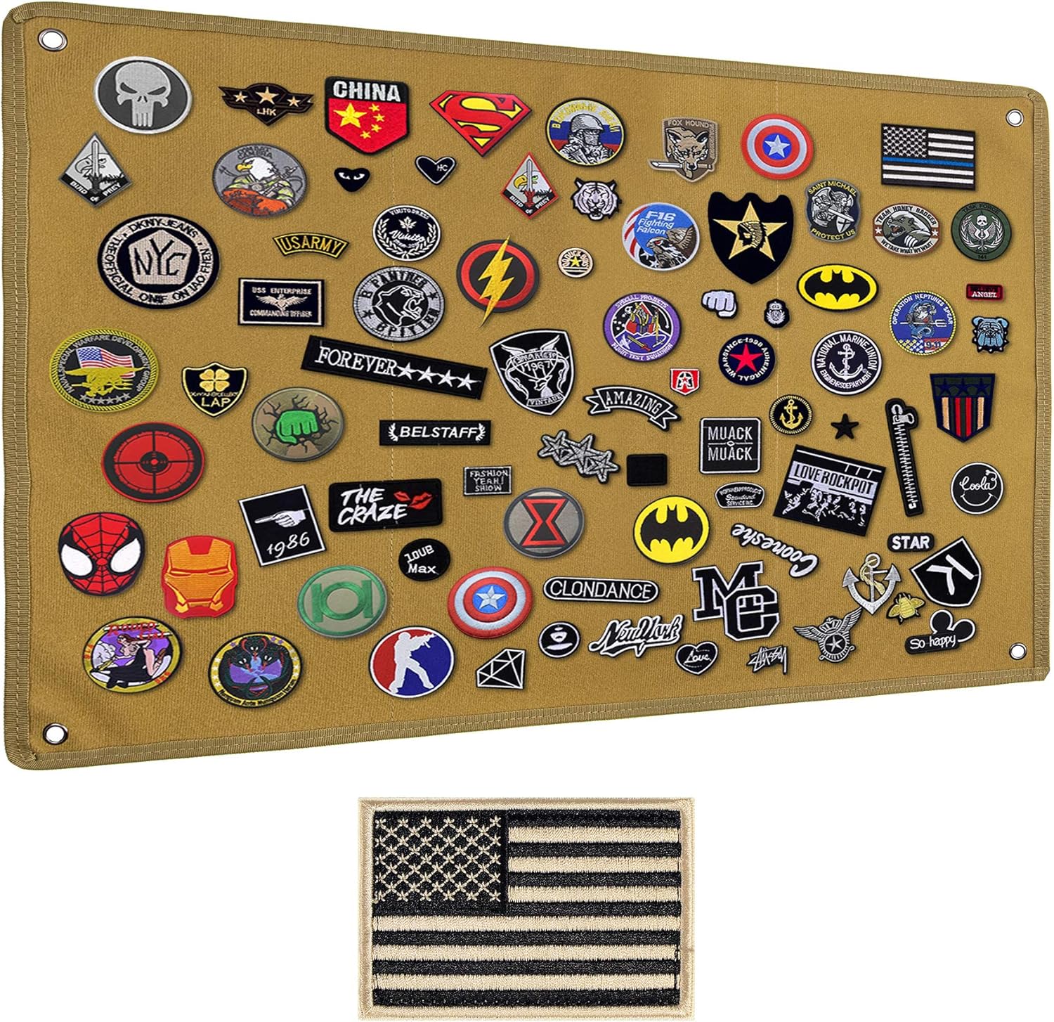 Amazon.com: IronSeals Tactical Board Patch Organizer Holder Display ...