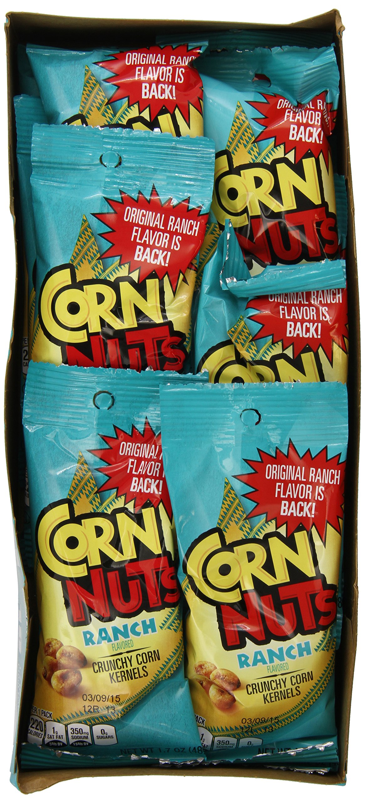 Snapklik.com : Corn Nuts Ranch Crunchy Corn Kernels, 1.7 Ounce