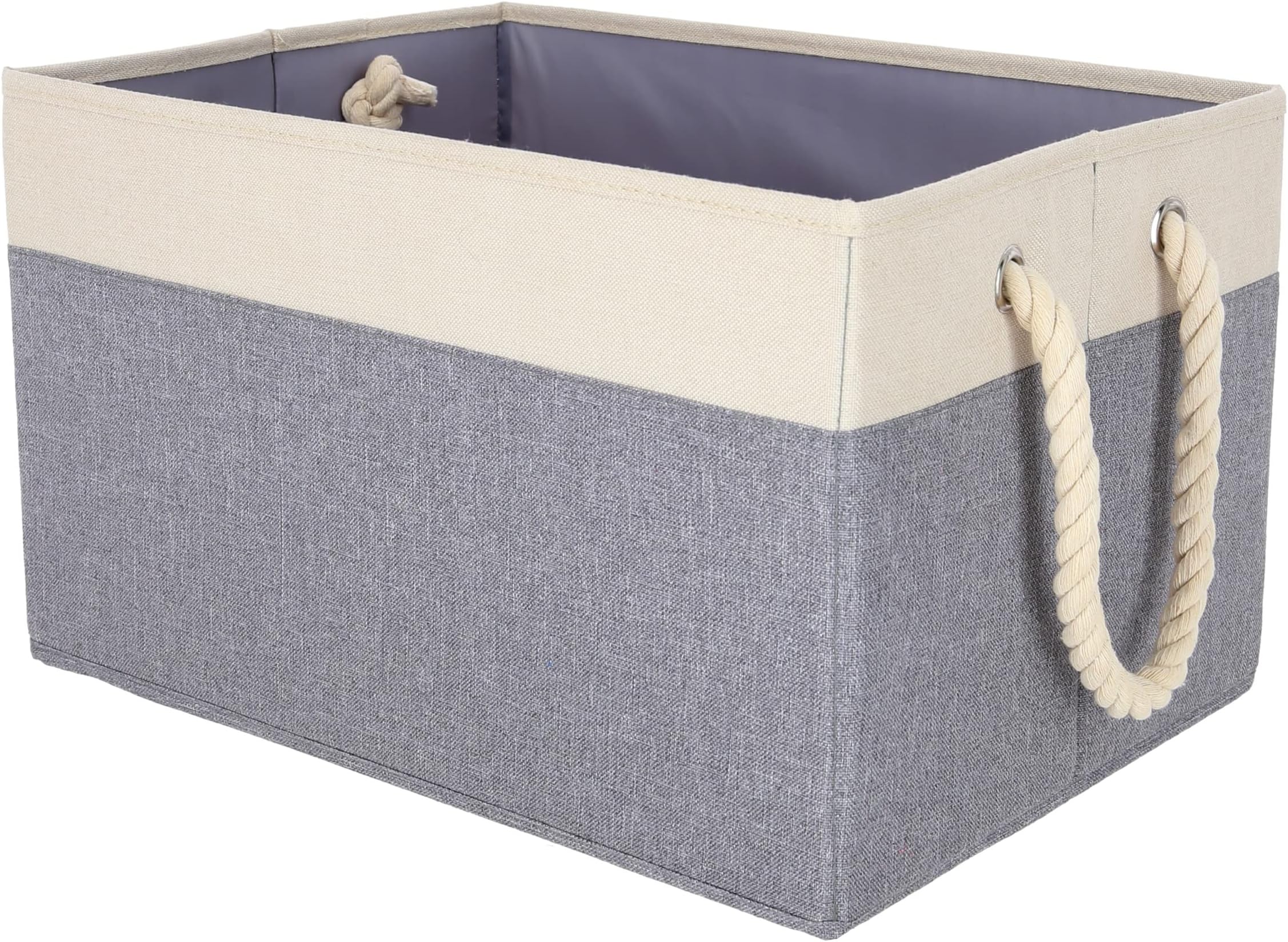 Amazon.com : MINISO Fabric Storage Bins Storage Basket Collapsible ...