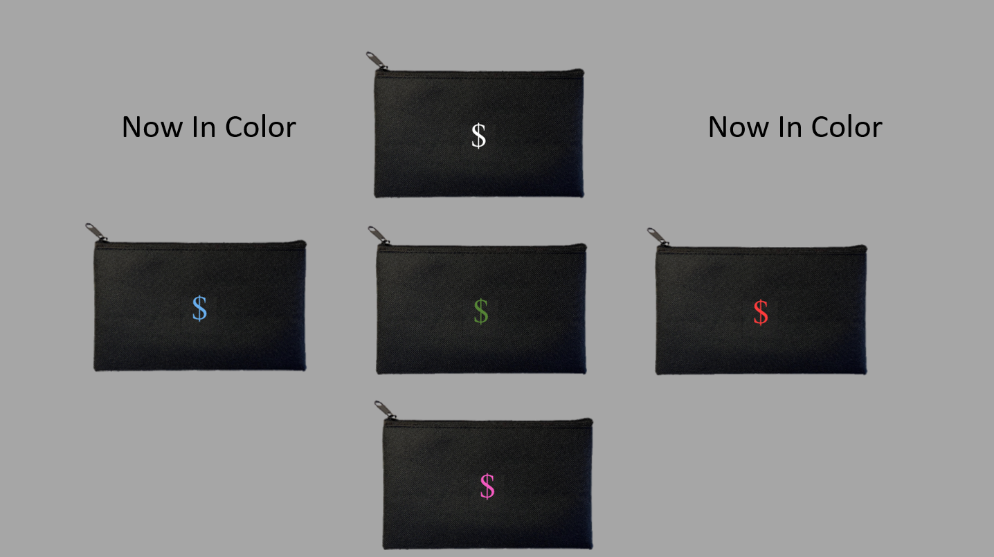 Cash Envelope Wallet Waterproof Cash Pouch With Dollar Sign - 7.7x3.9in ...