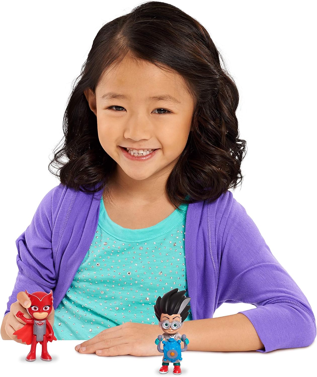 PJ MASKS JP JPL95312 2 Pack Figure Set-Owlette & Romeo – BigaMart