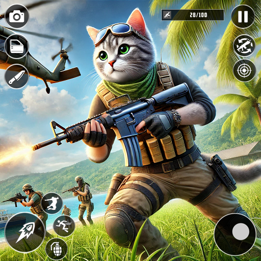 Open World Mission Cat Animal Hero Gun Shooting Game-Amazonアプリストアのアプリ
