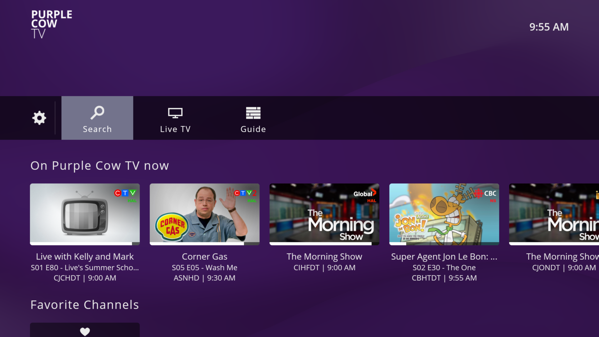 Purple Cow TV - App on Amazon Appstore