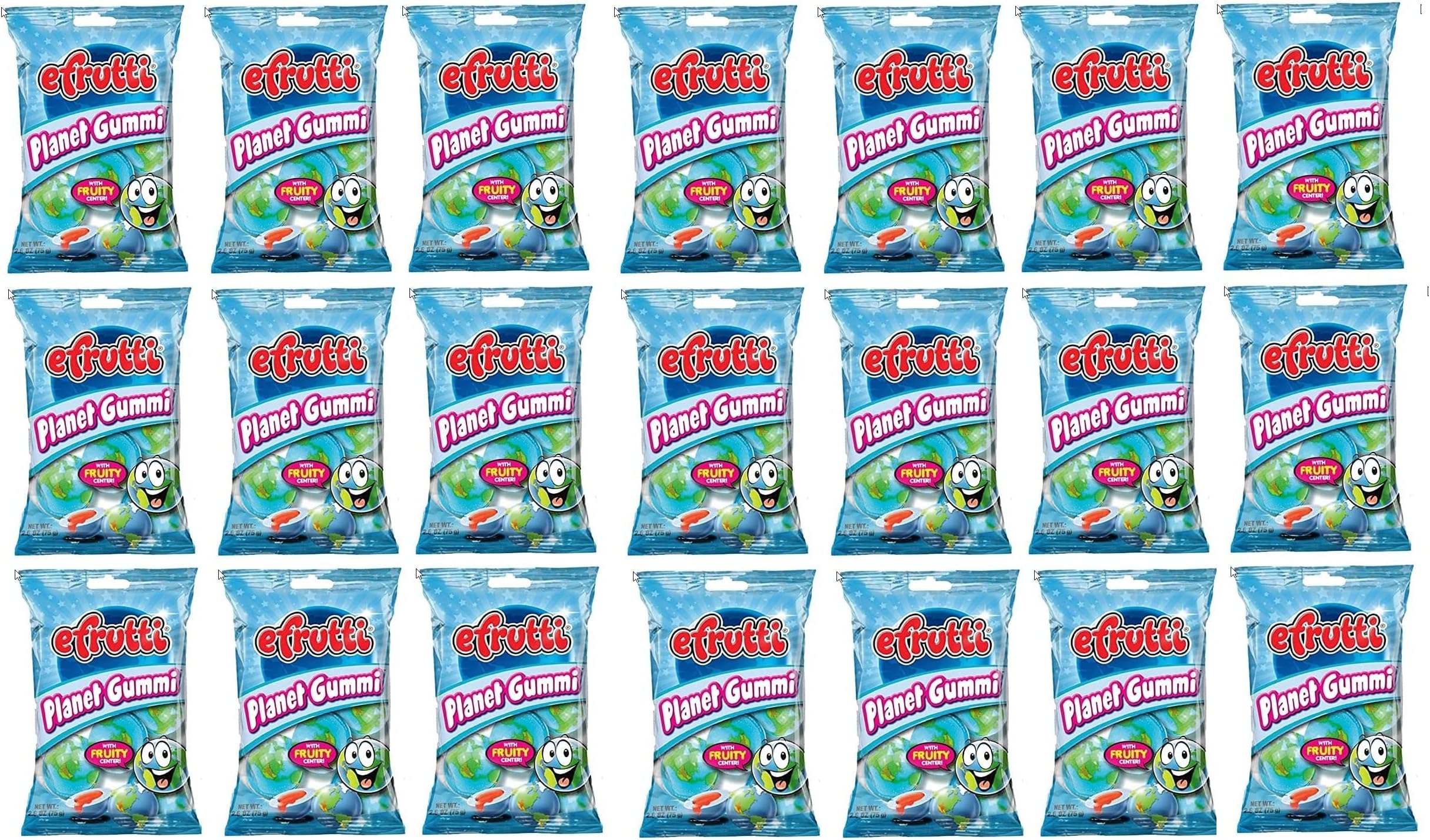 Amazon.com : E Frutti Planet Gummi - Gummy Candy - 2.6 OZ (6 Pack ...