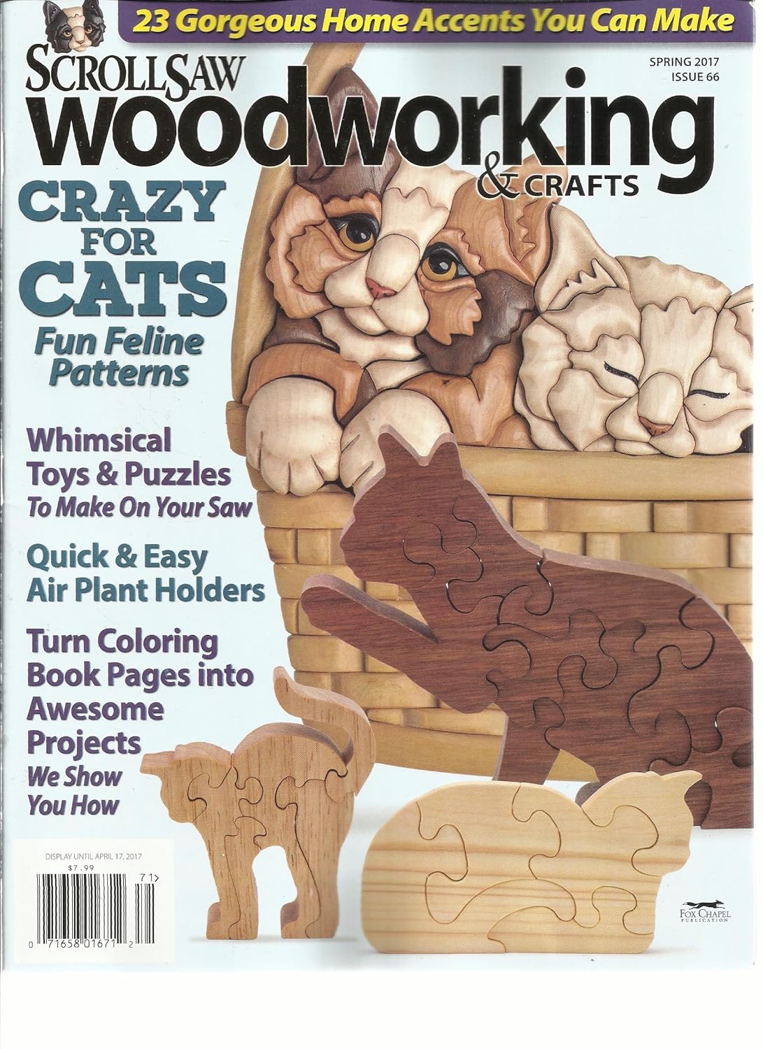 SCROLL SAW WOODWORKING & CRAFTS MAGAZINE SPRING, 2017 ISSUE, 66: Amazon ...