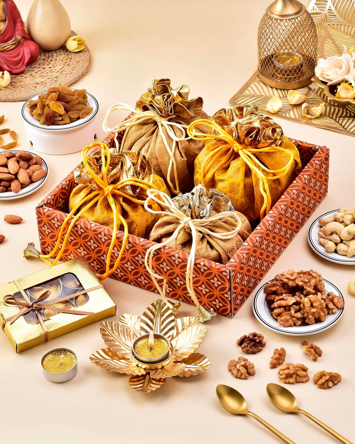 Diwali Gifts for Family and Friends Dry Fruit Hampers Gift Pack for ...