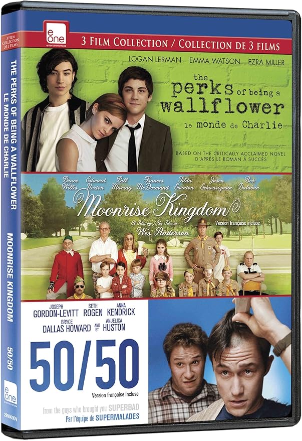 The Perks of Being a Wallflower/ Moonrise Kingdom / 50/50 (Triple ...