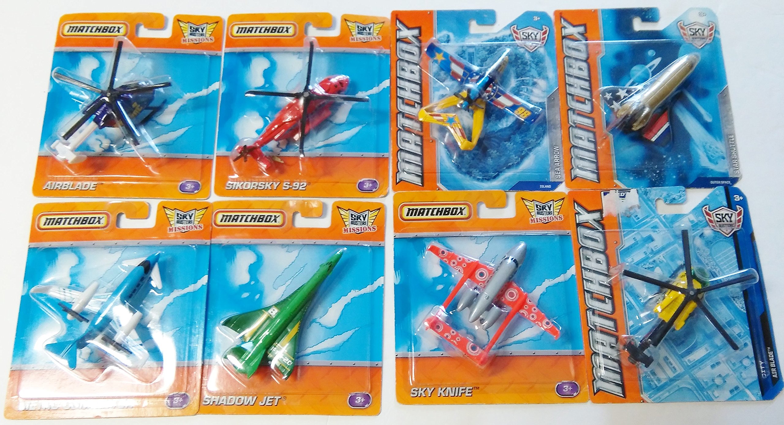 Buy MB Matchbox Sky Mission Planes//Metro Commuter/ Shadow Jet/ Sky ...