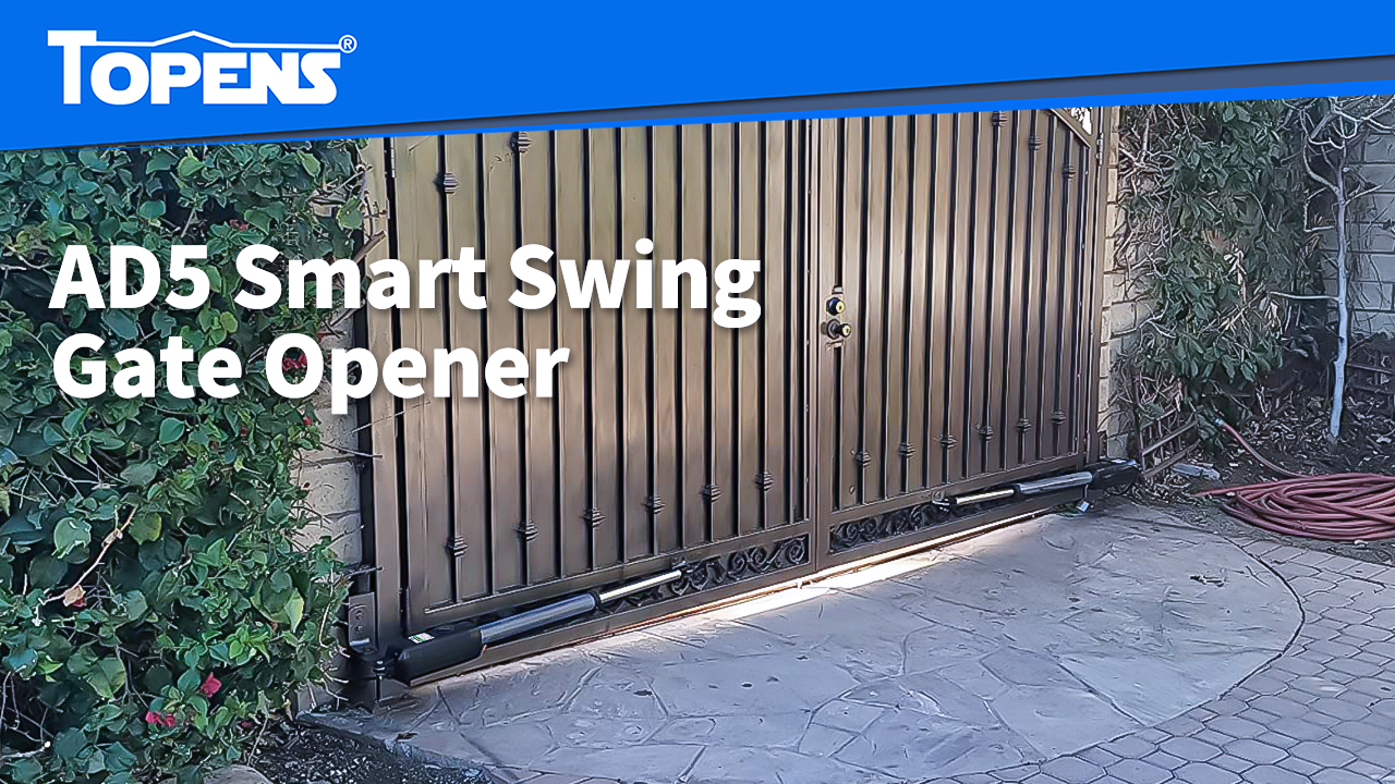 Watch TOPENS AD5 Swing Gate Opener - Battery Powered on Amazon Live