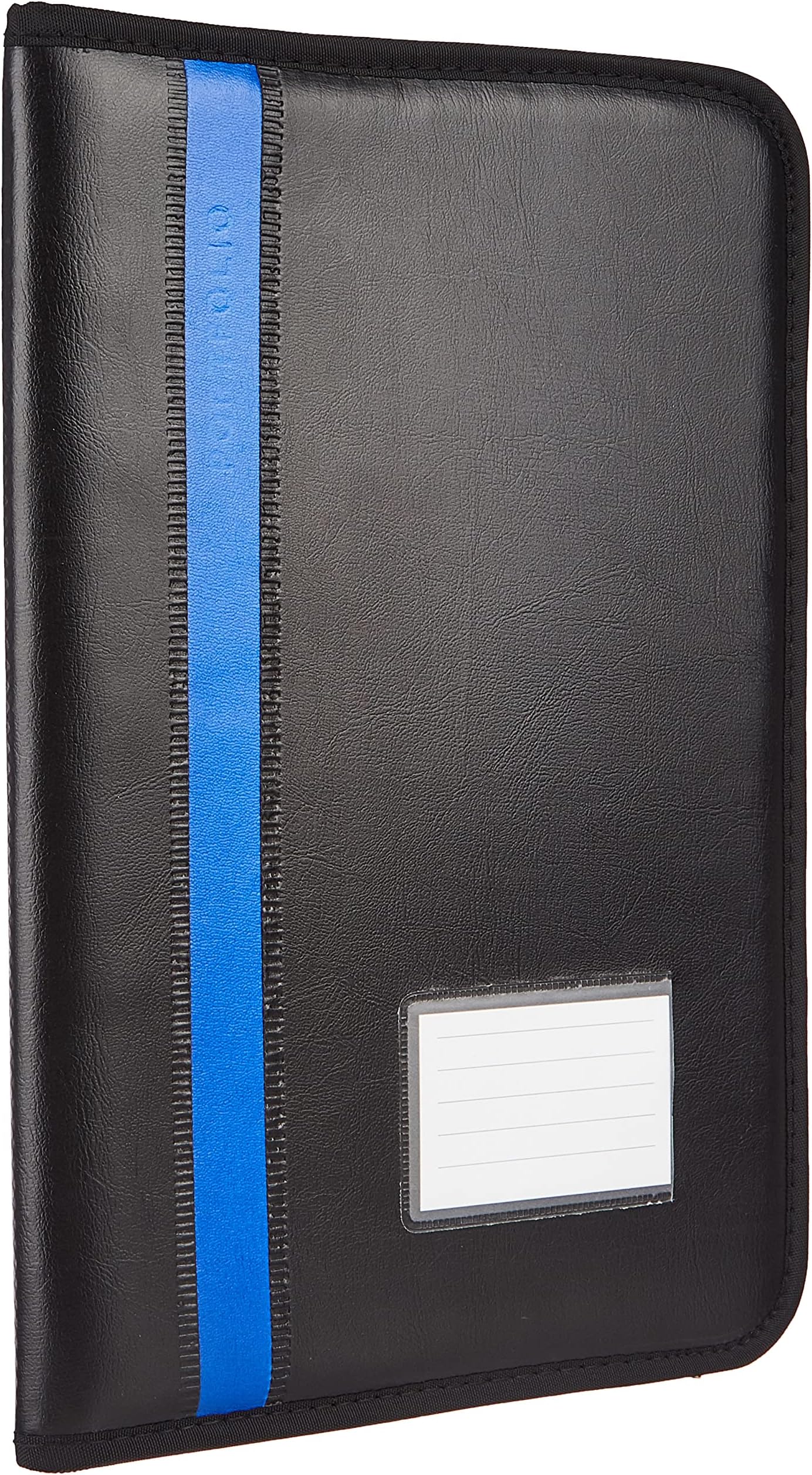 Amazon Brand - Solimo Leatherette Document Folder with 20 Inside Pocket ...