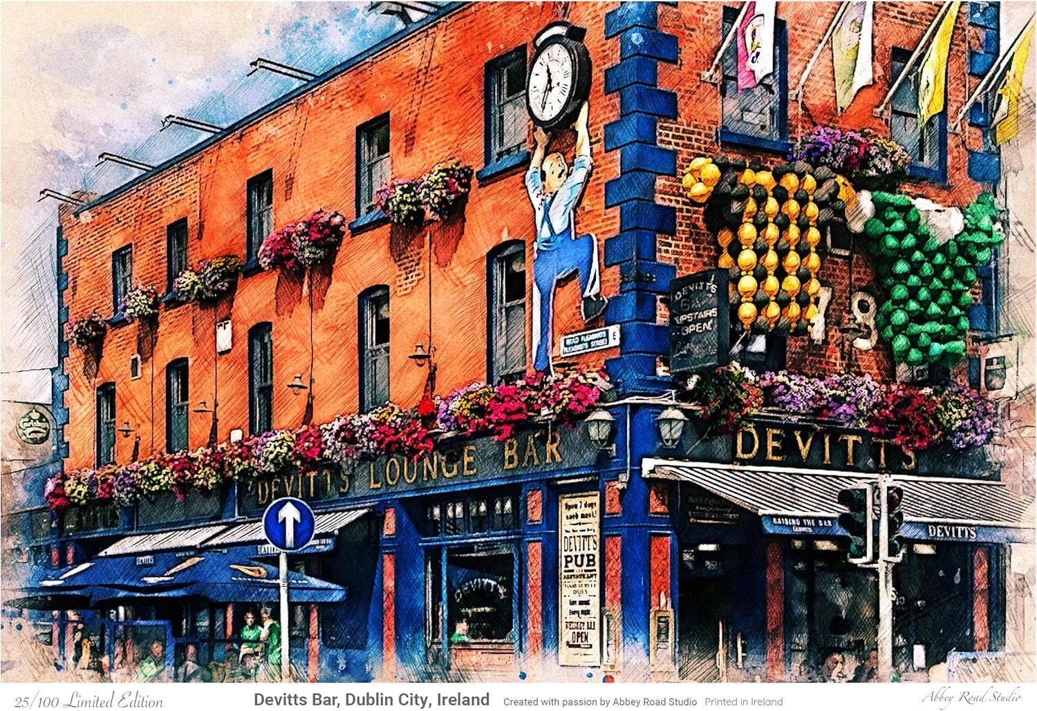 Amazon.com - Devitts Bar, Dublin City, Co. Dublin, Ireland, Limited ...