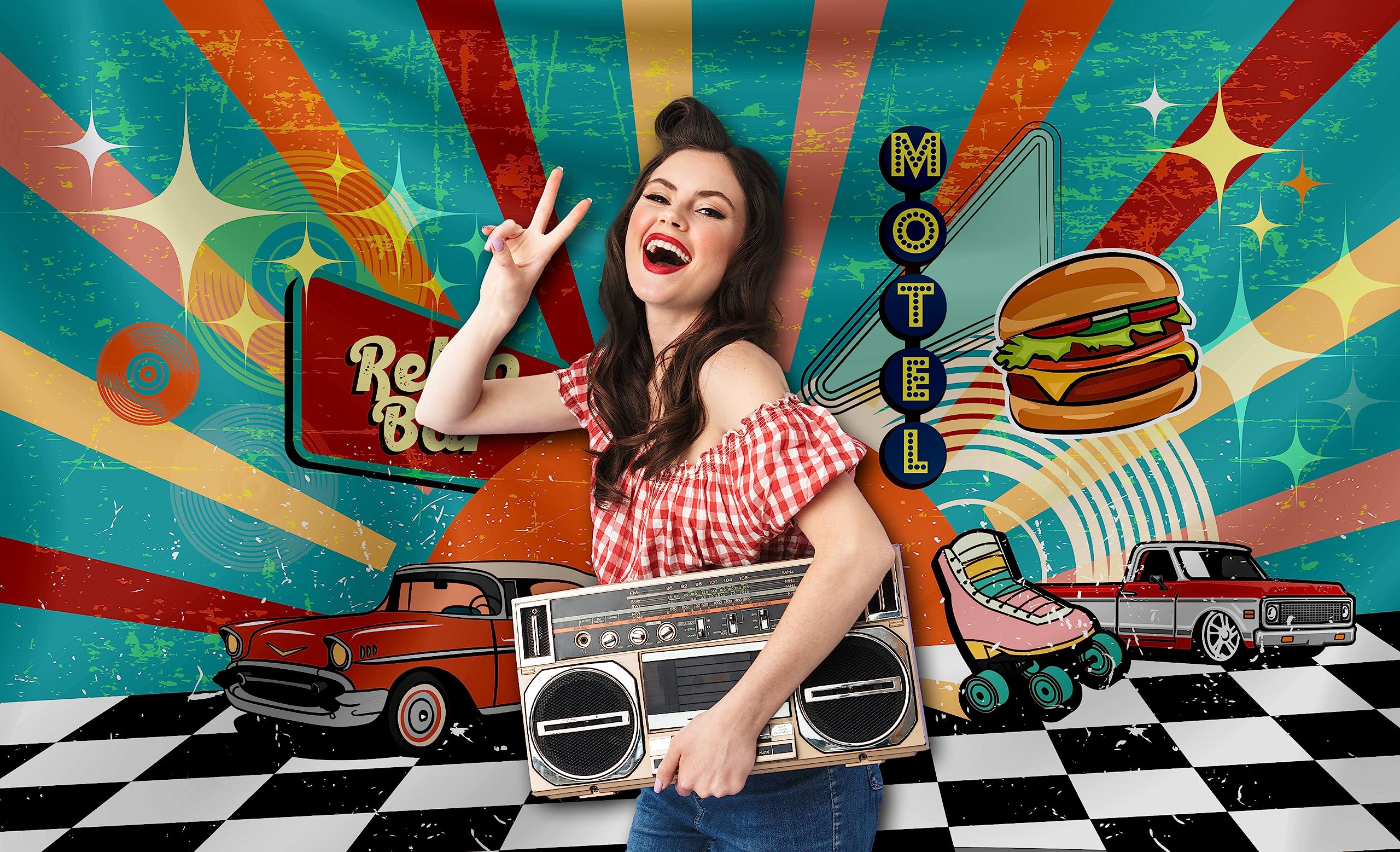 Fifties Theme Background 2,350 50s Theme Background Images, Stock