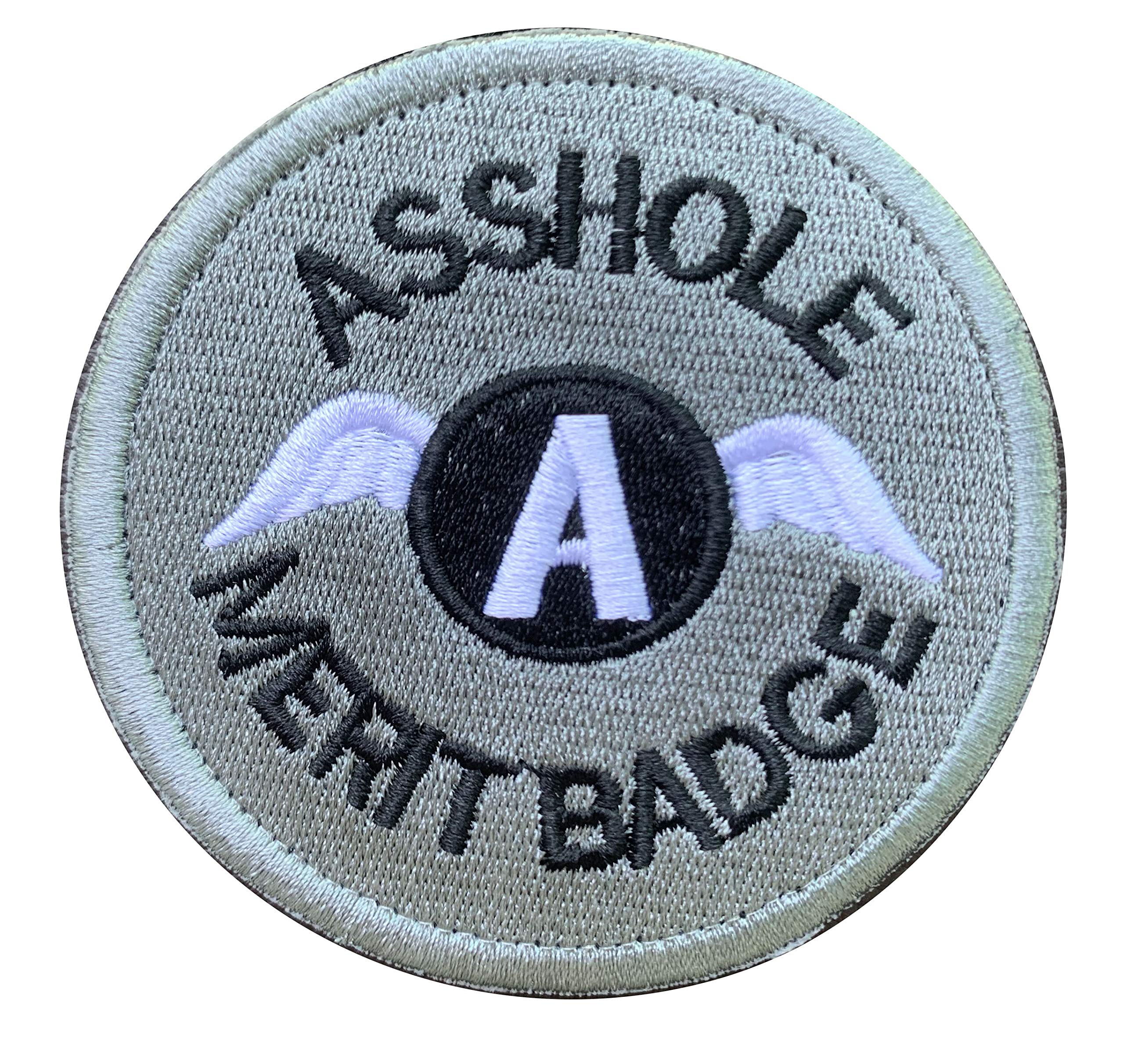 Amazon.com: Antrix Asshole Merit Badge Badge Emblem Patch Hook & Loop ...