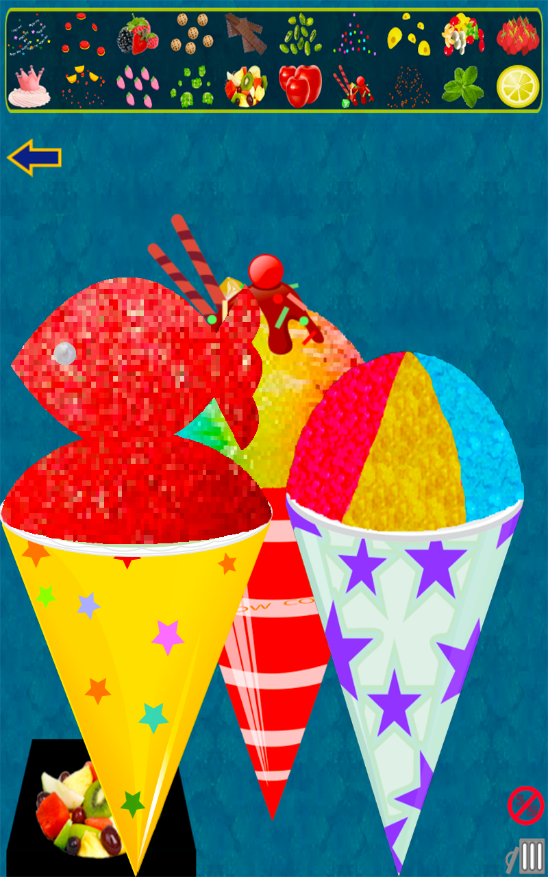 Rainbow Snow Cone Maker Ice Cream Frozen Food Mania - App on Amazon ...