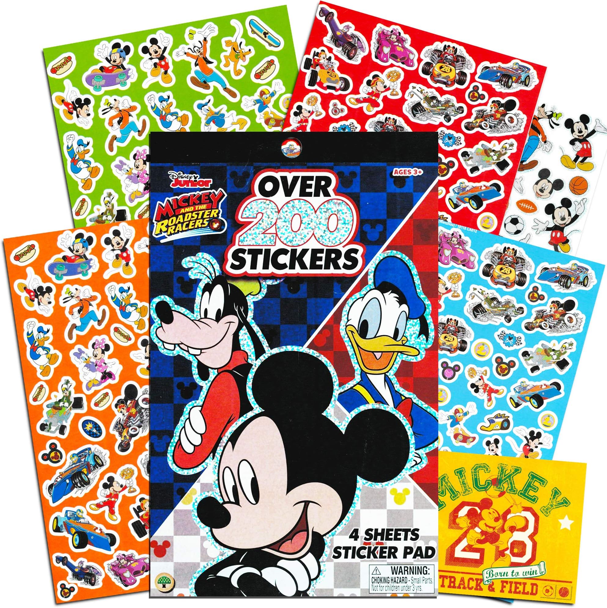 Amazon.com: Disney Mickey Mouse Stickers Booklet with 216 stickers ...