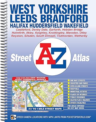 West Yorkshire Street Atlas: Amazon.co.uk: Geographers A-Z Map Co ...