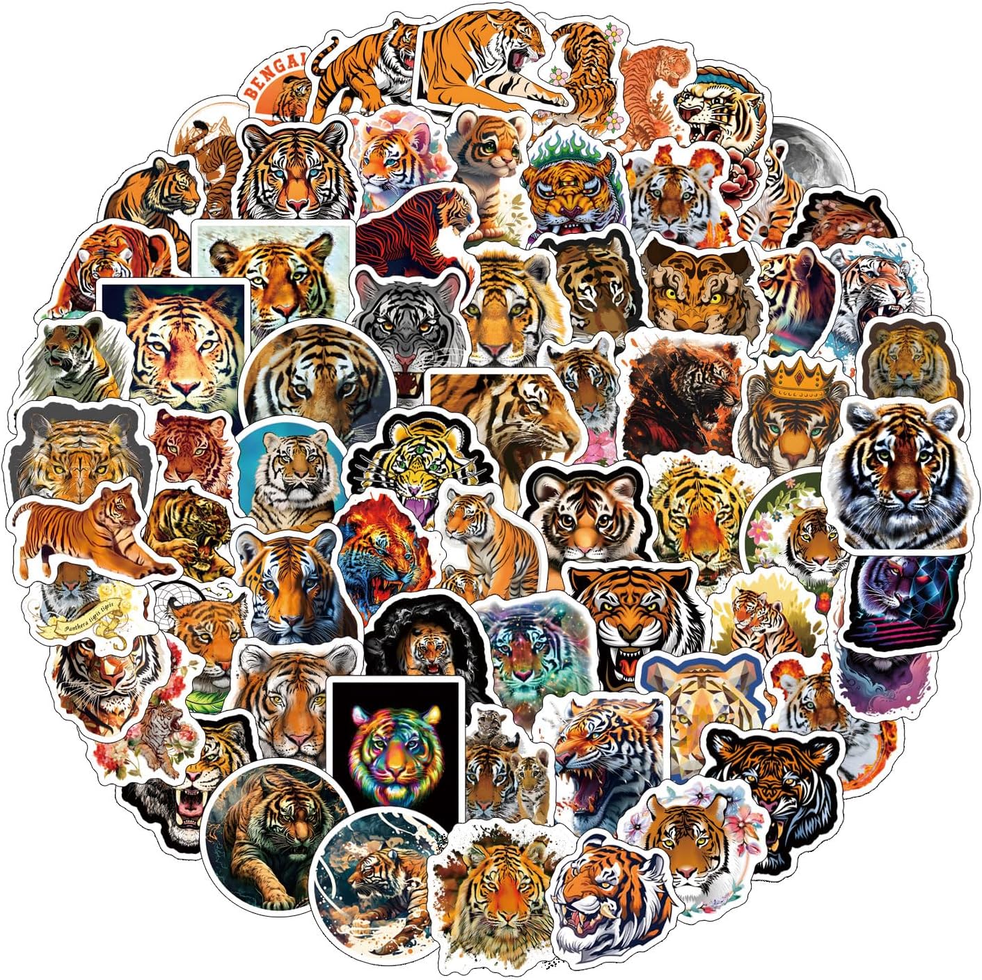 Amazon.com: 63Pcs Barbecue Stickers Pack,Cartoon Aesthetic Vinyl ...