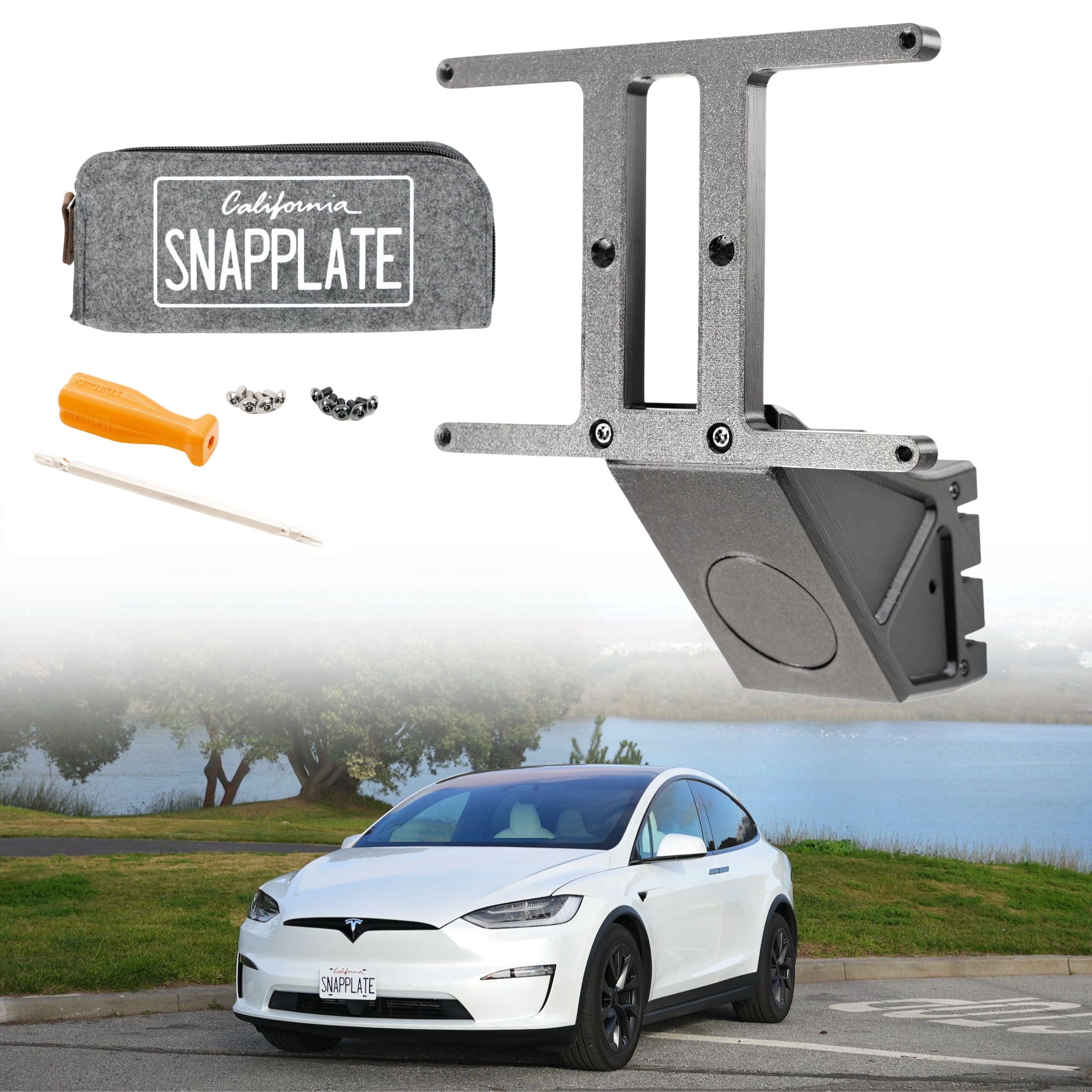 Amazon.com: SnapPlate+ (Model X) Front License Plate Holder - Strength ...