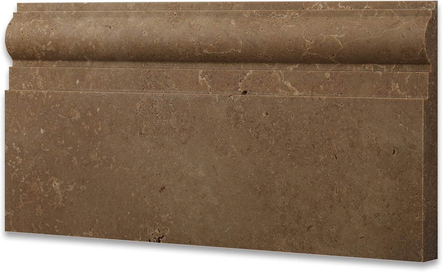 Noce 6 X 12 Travertine Baseboard, Honed and Unfilled - Marble Tiles ...