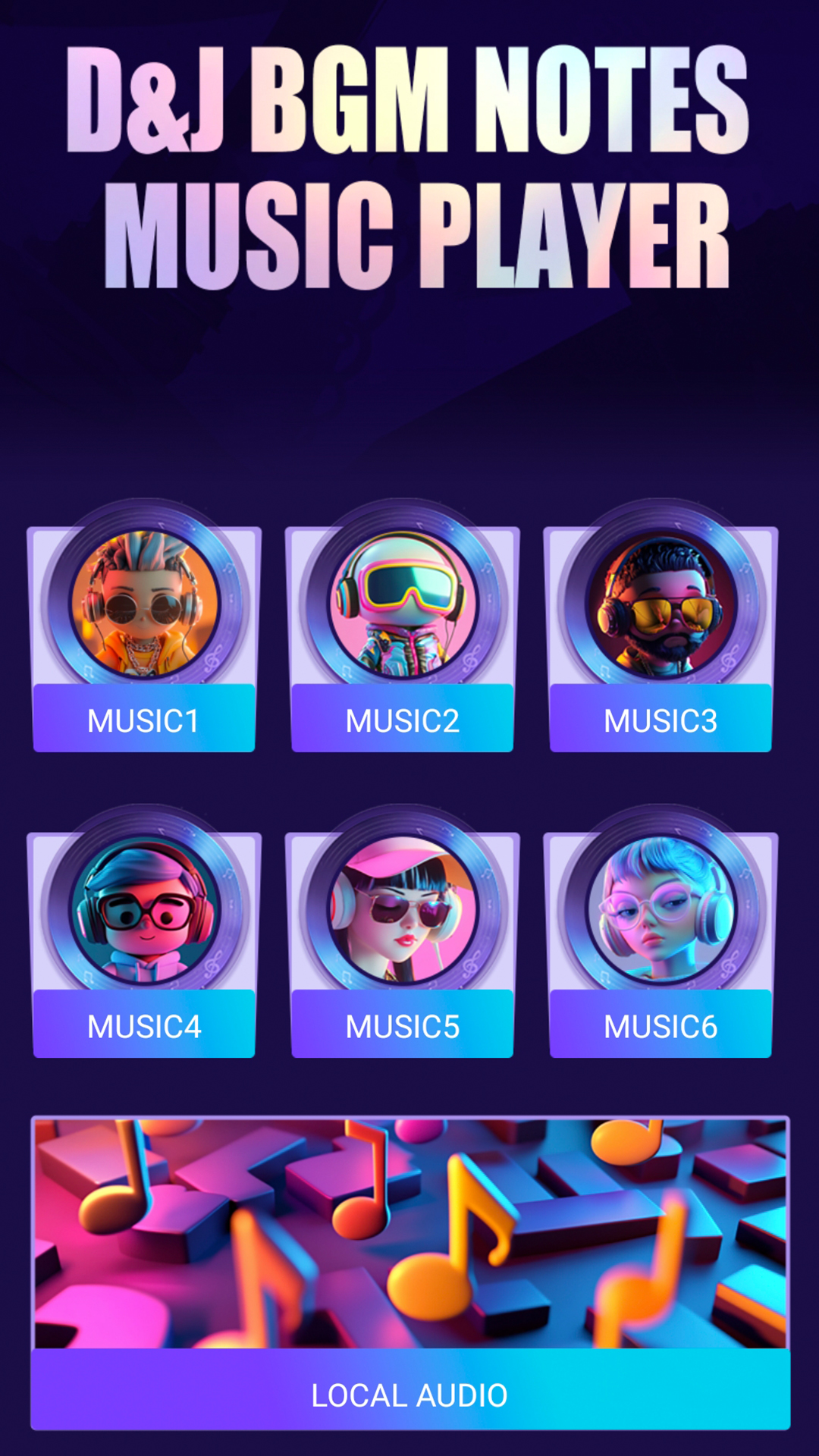 D&J BGM notes - music player - App on Amazon Appstore