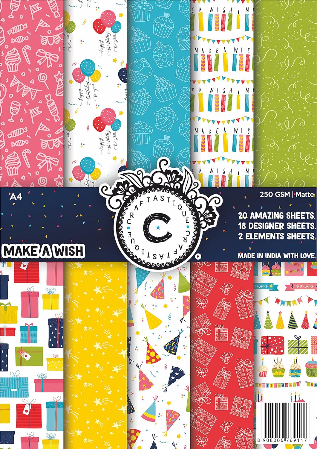 Birthday Scrapbook Paper Designs