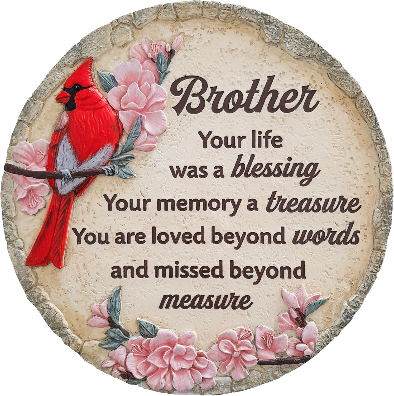 Amazon.com: Brother Memorial Garden Stone, Memory Stones for Brother ...