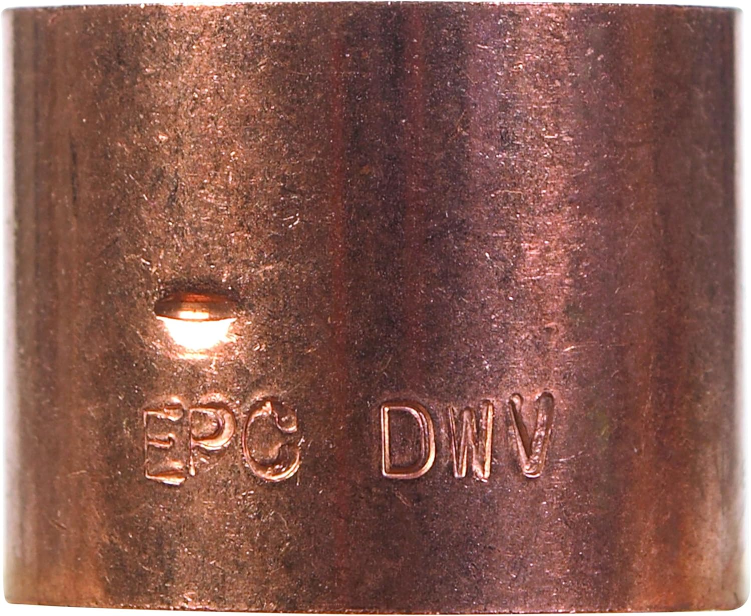 Amazon.com: Wrot Copper Pipe Fitting, DWV Coupling With Stop, 1-1/2-In ...