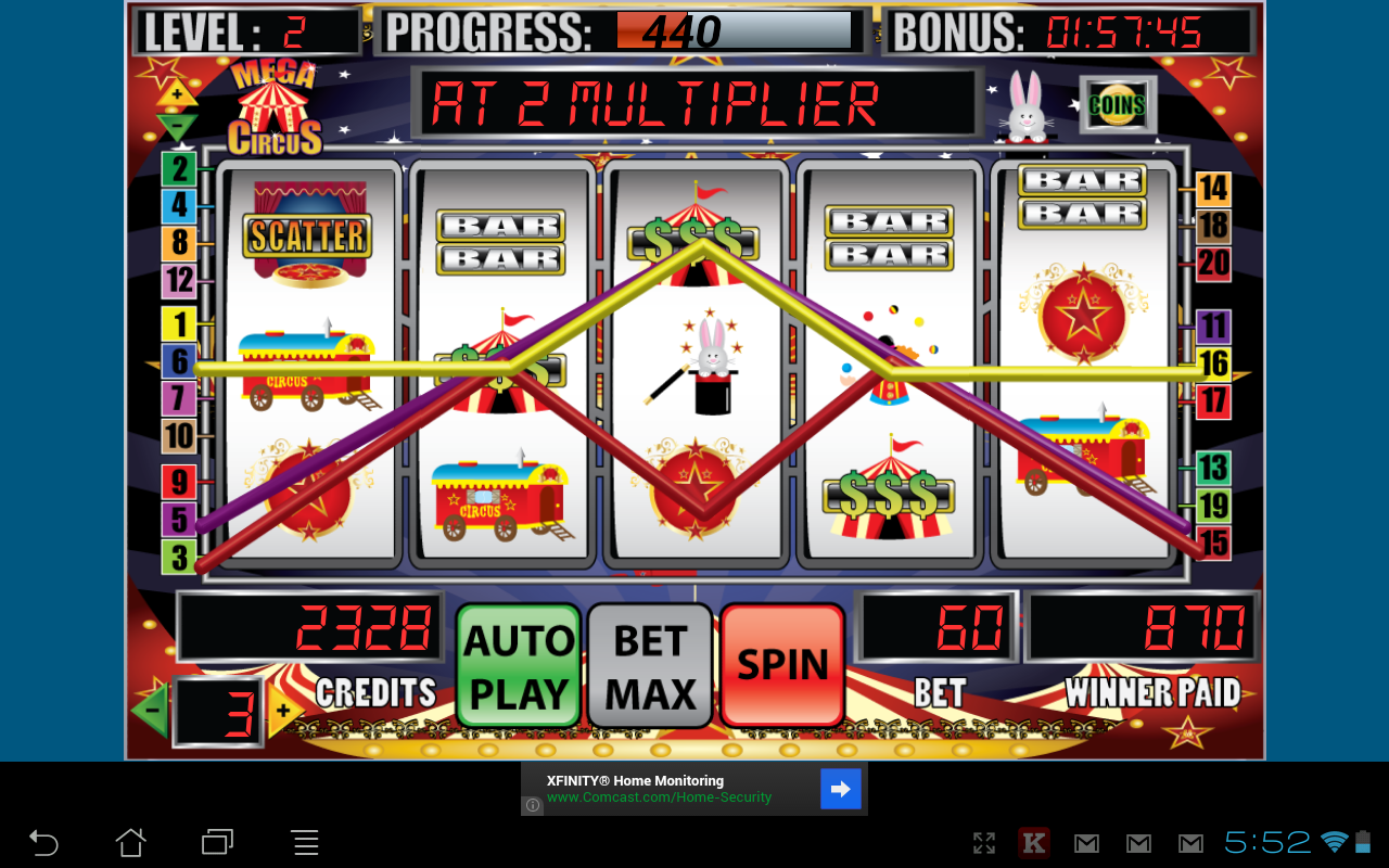 Mega Circus Slot Machine - App on Amazon Appstore
