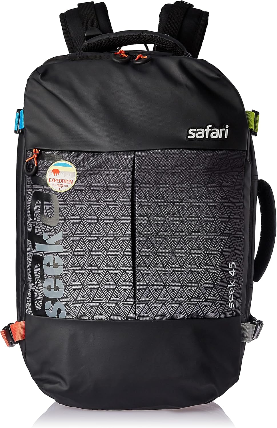 Amazon.com: Safari Seek 45 Ltrs Overnighter Expandable Travel Laptop ...