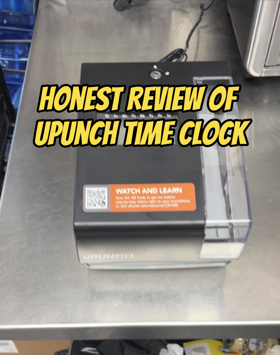 Watch HONEST Review of UPunch Time Clock on Amazon Live