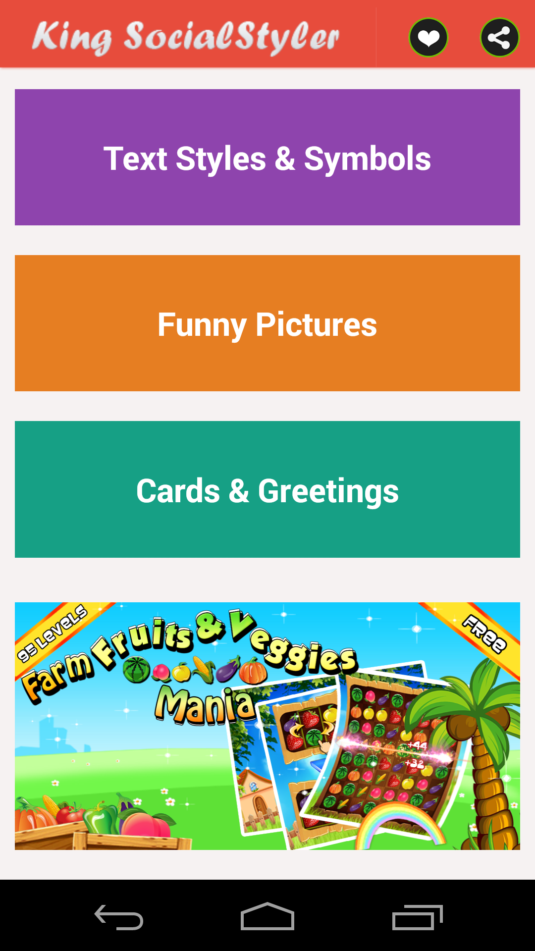 Social Text Styler - Funny Pics, Cool Fonts, Emoji, Smileys, Text Tools ...
