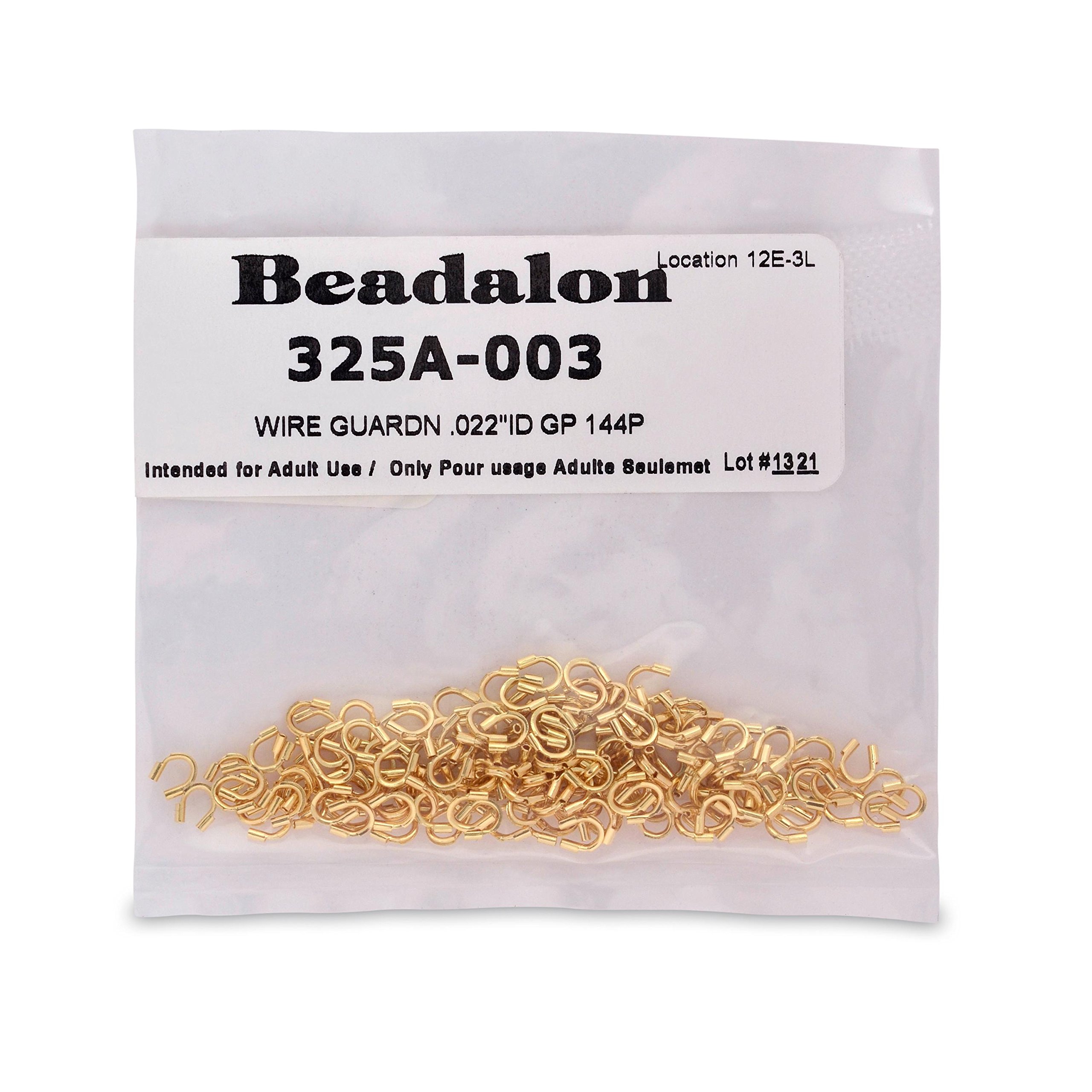 Amazon.com: Beadalon Wire Guardians/Thread Protectors 0.022 Gold Color ...