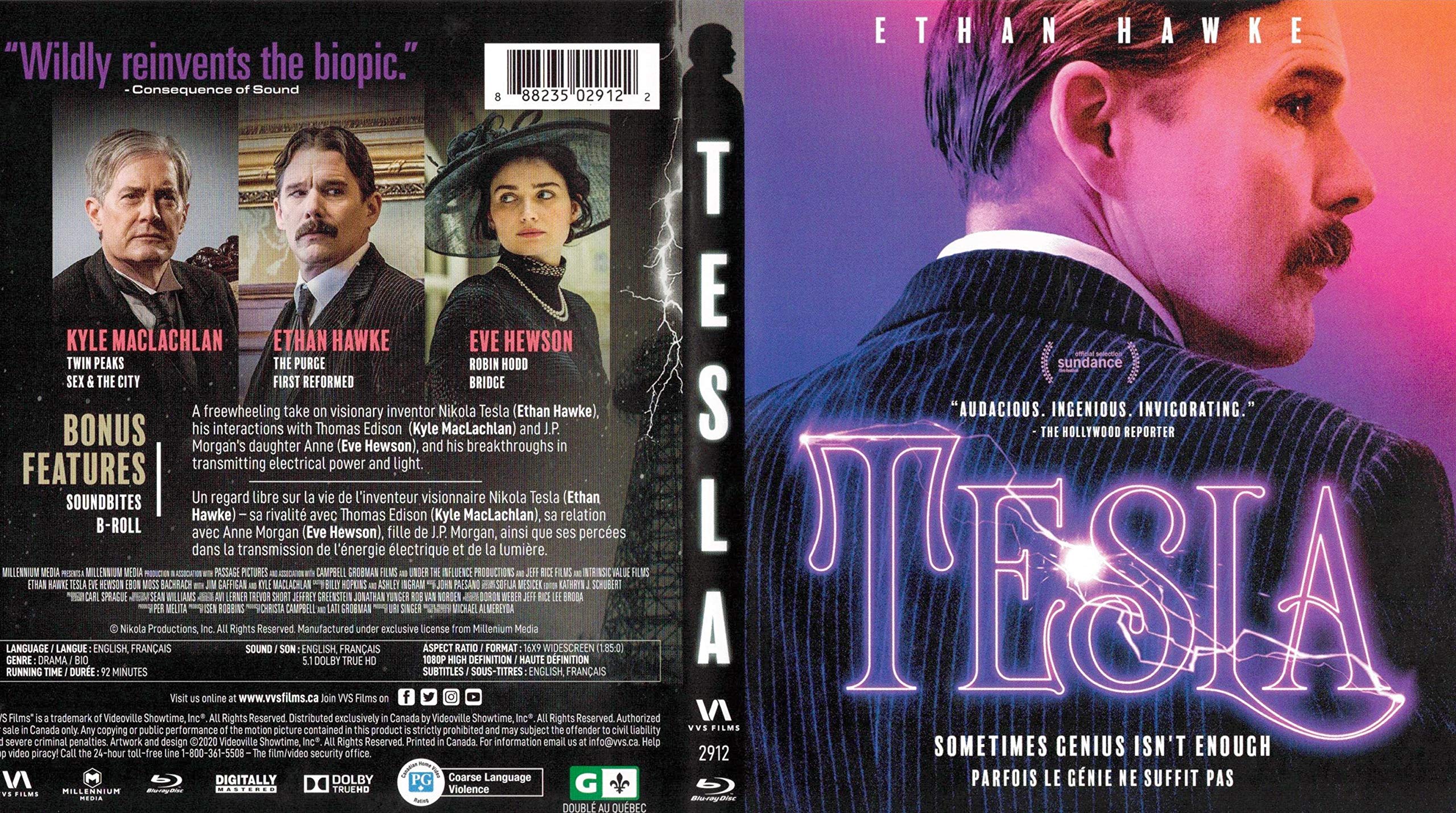 Amazon.com: Tesla : Ethan Hawke, Eve Hewson, Eli Smith, Josh Hamilton ...