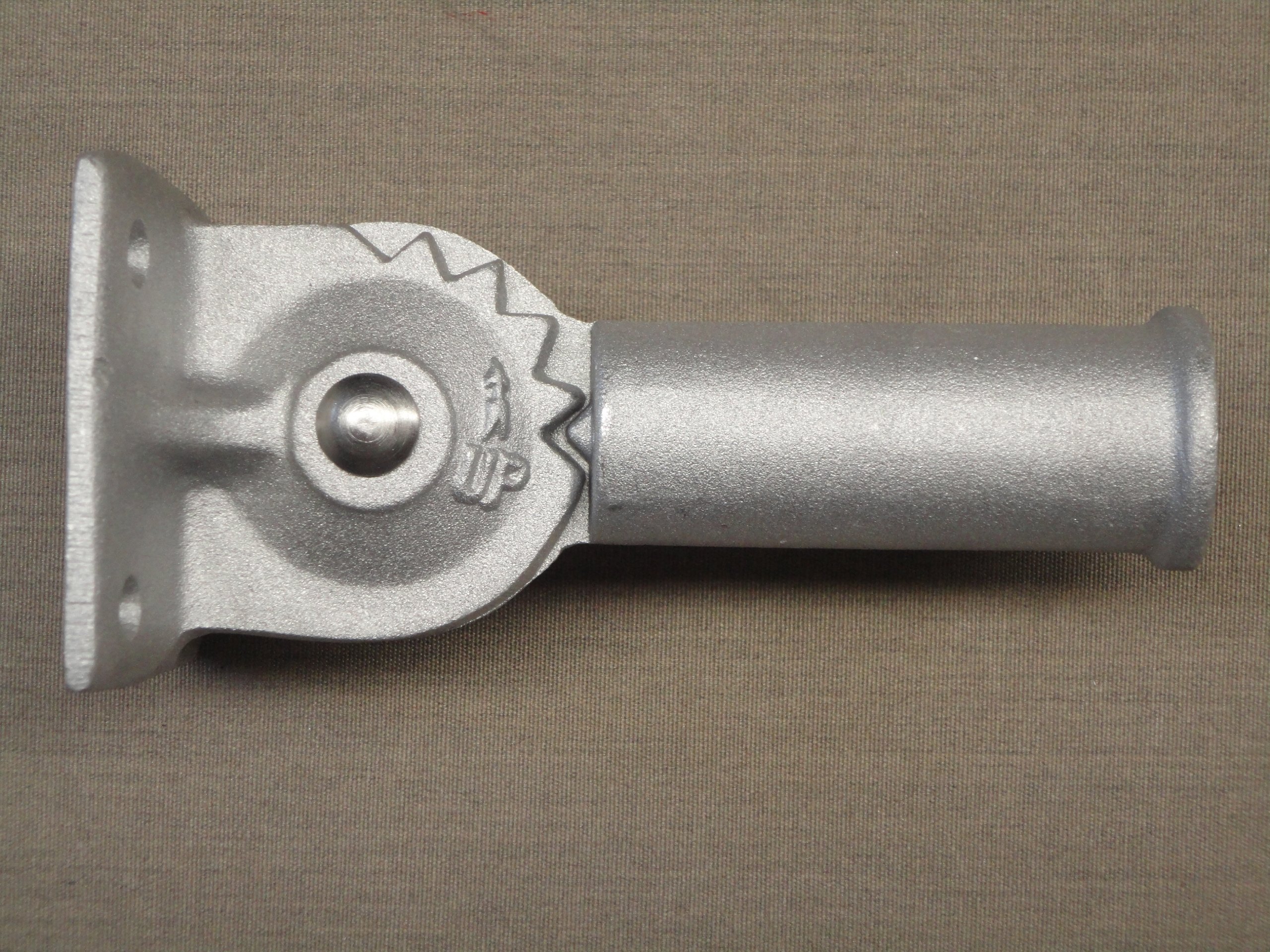 Amazon.com : Adjustable Silver Cast Aluminum Wall Bracket Indoor ...