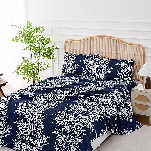 Amazon.com: Spirit Linen Full Size Sheets Set - Pure Microfiber 4 Piece ...