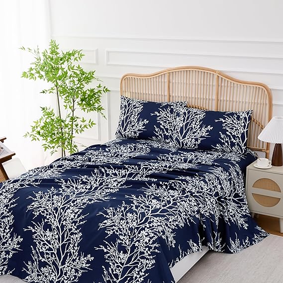 Amazon.com: Spirit Linen Full Size Sheets Set - Pure Microfiber 4 Piece ...