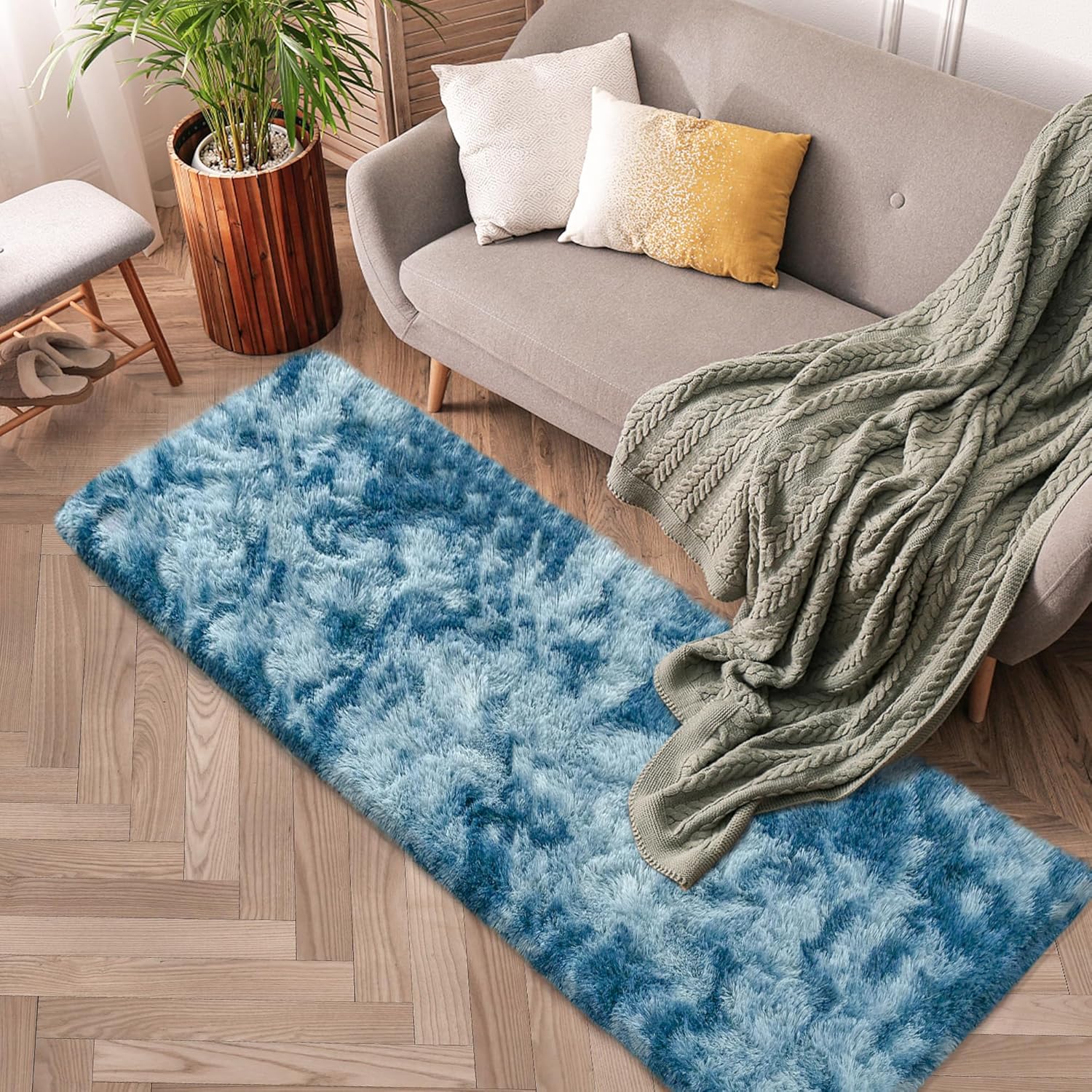 Amazon.com: TENNOLA 2x6 ft Soft Runner Rugs for Bedroom Living Room ...