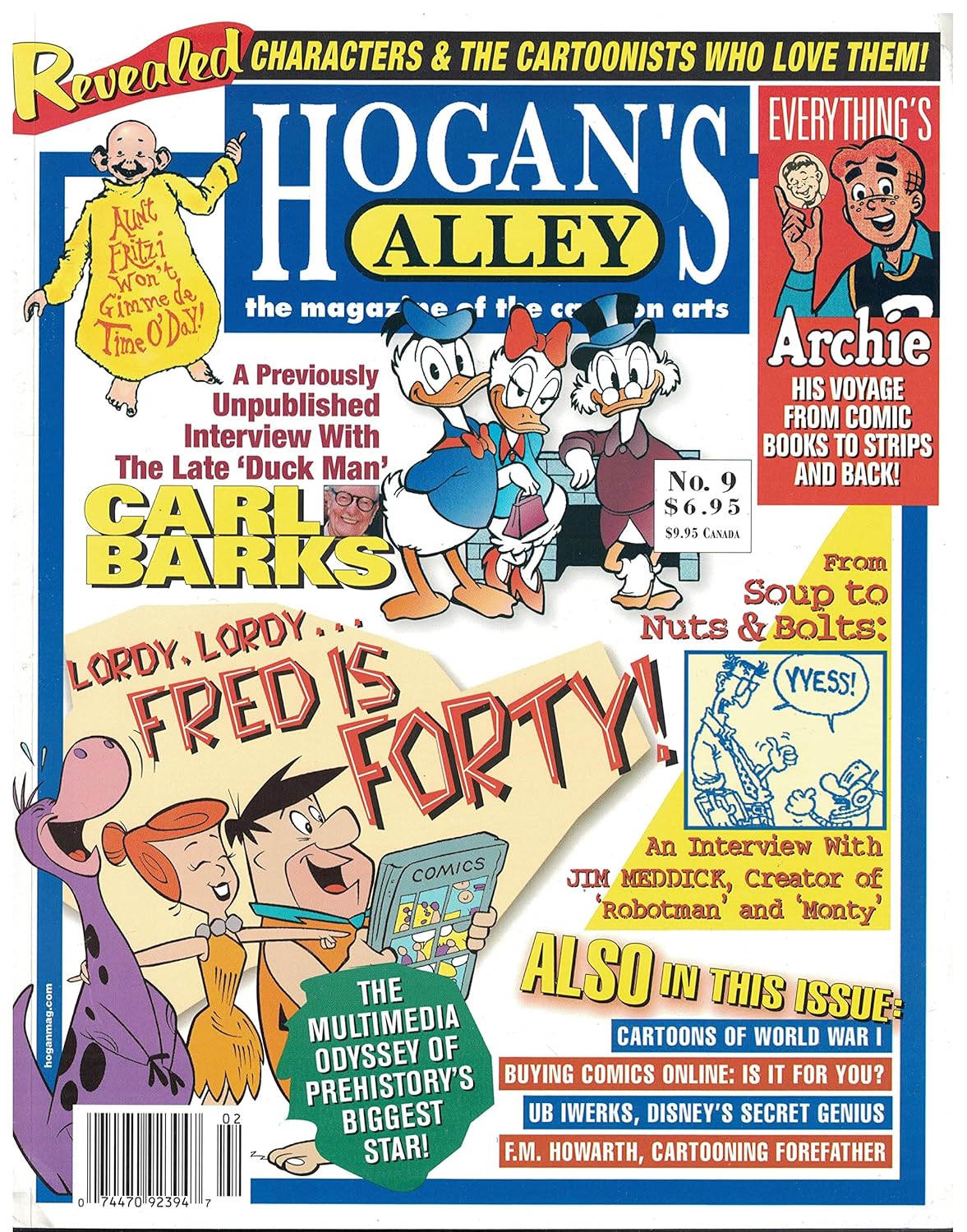 Hogan's Alley, the magazine of the cartoon arts No.9: Carl Barks, Jim ...