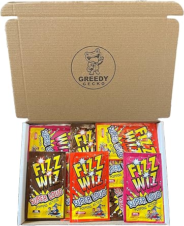 Fizz Wiz 15 Pack Popping Candy Variety Bundle Strawberry, Cherry & Cola ...