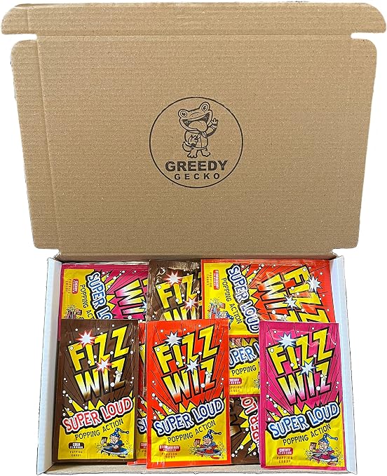 Fizz Wiz 15 Pack Popping Candy Variety Bundle Strawberry, Cherry & Cola ...