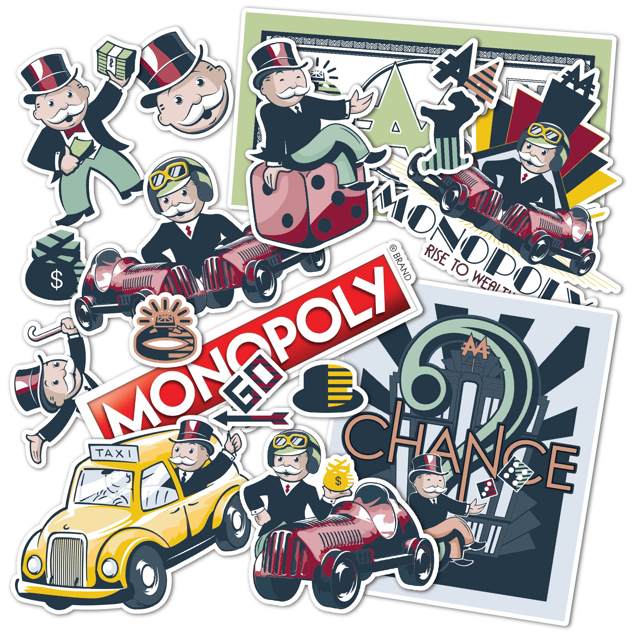 Amazon.com: Desert Cactus Monopoly Sticker Vinyl Decal Laptop Water ...