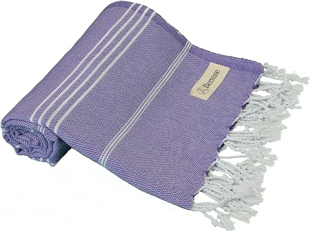 Bersuse 100% Cotton - Anatolia Turkish Towel - Dark Purple : Amazon.co ...