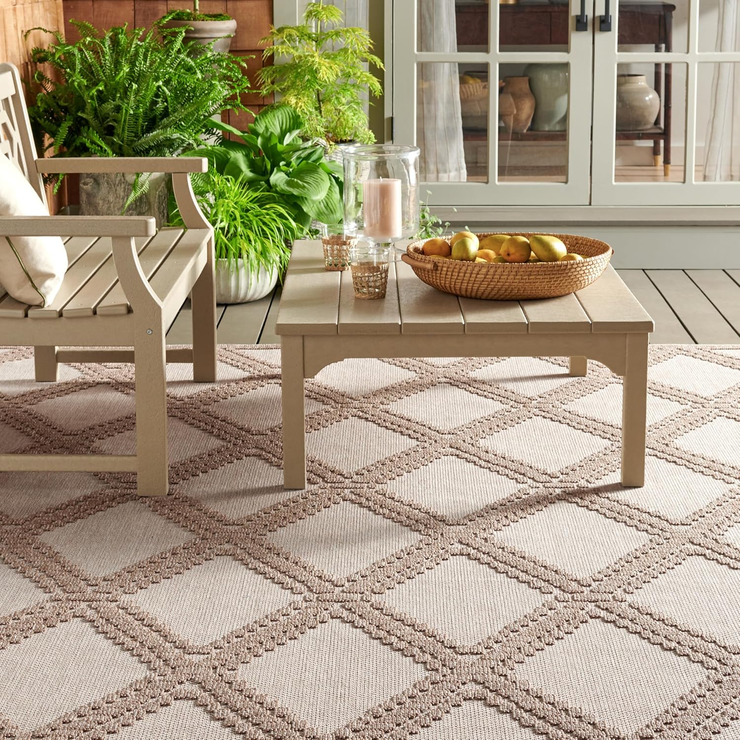 Amazon.com: Martha Stewart x SAFAVIEH Outdoor Area Rug Collection - 9 ...