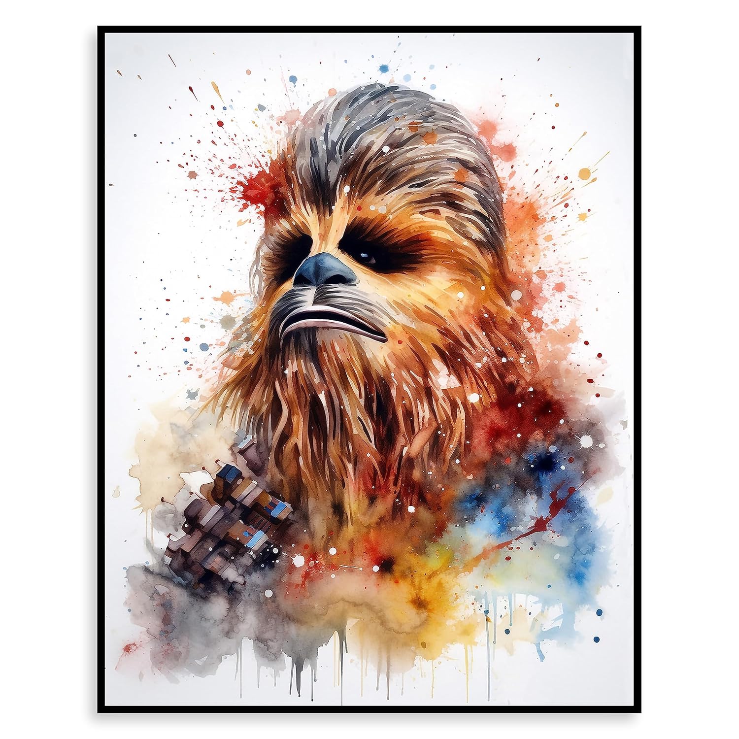 Amazon.com: Star Wars Watercolor Art Print - Premium Giclee Fine Art ...