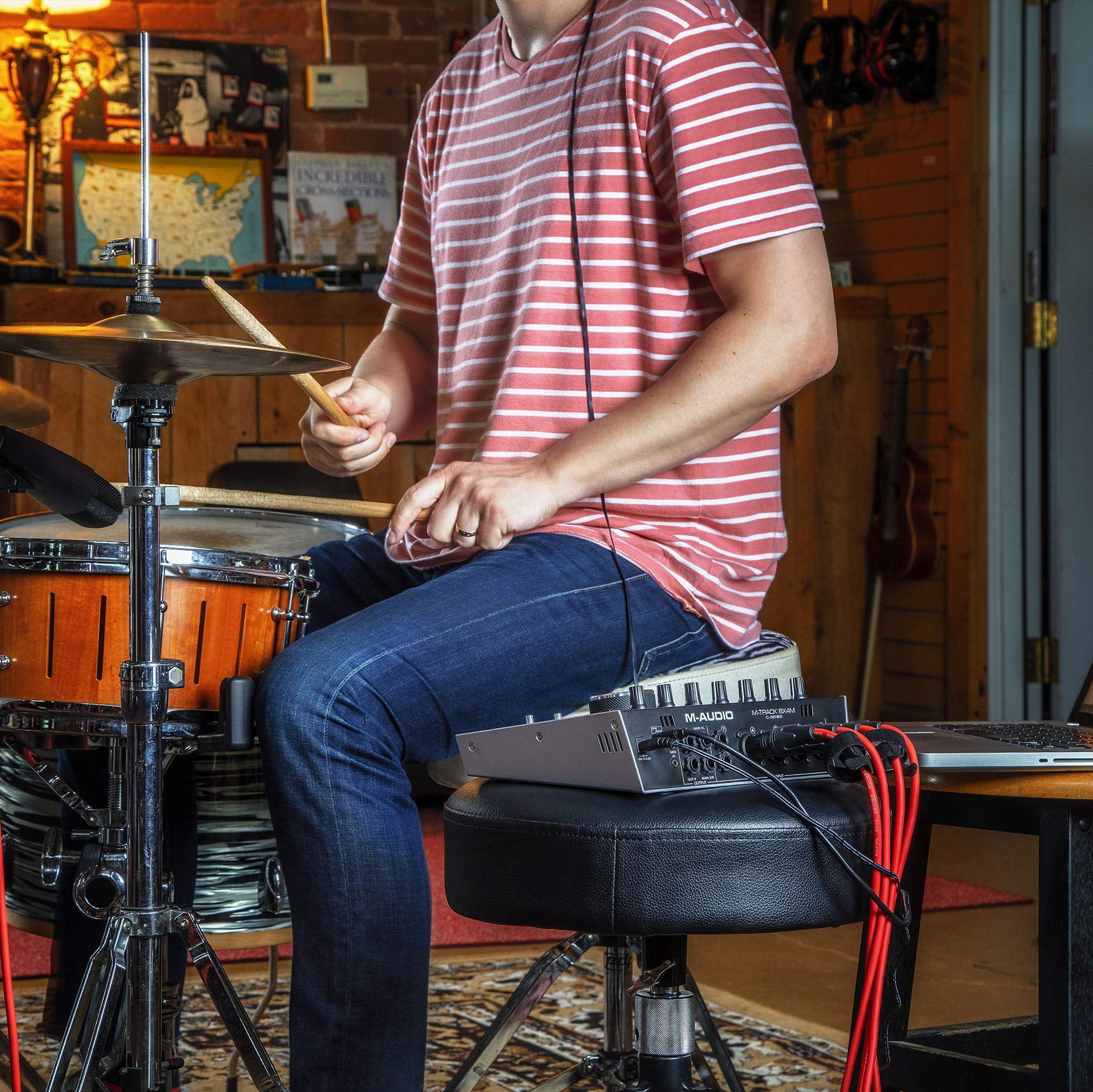 Buy M-Audio M-Track 8X4M | Compact USB / USB-C Bus-Powered 8-In/4-Out ...