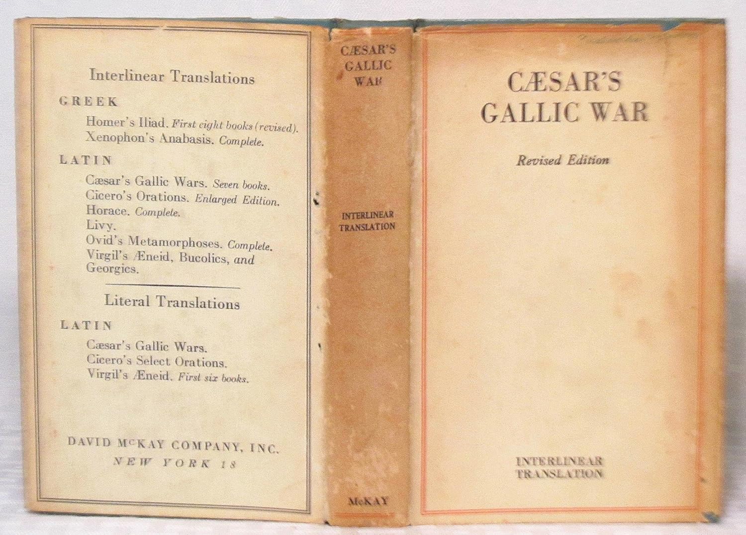 Commentaries of Caesar on the Gallic War: the Original Text Reduced to ...