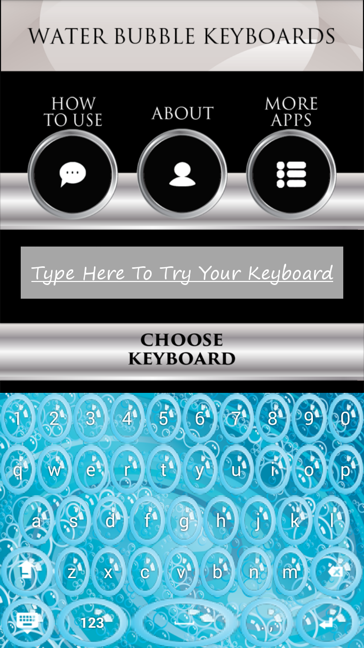 Water Bubble Keyboards - App on the Amazon Appstore