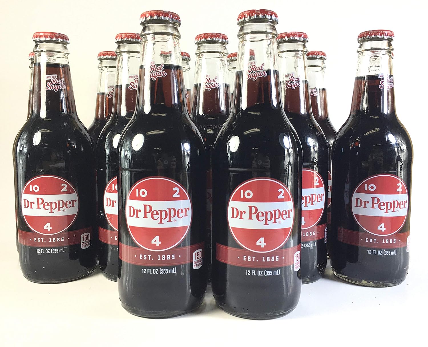 Buy Dr Pepper Real Sugar Soda 12 Ounce 12 Bottles Online At Lowest