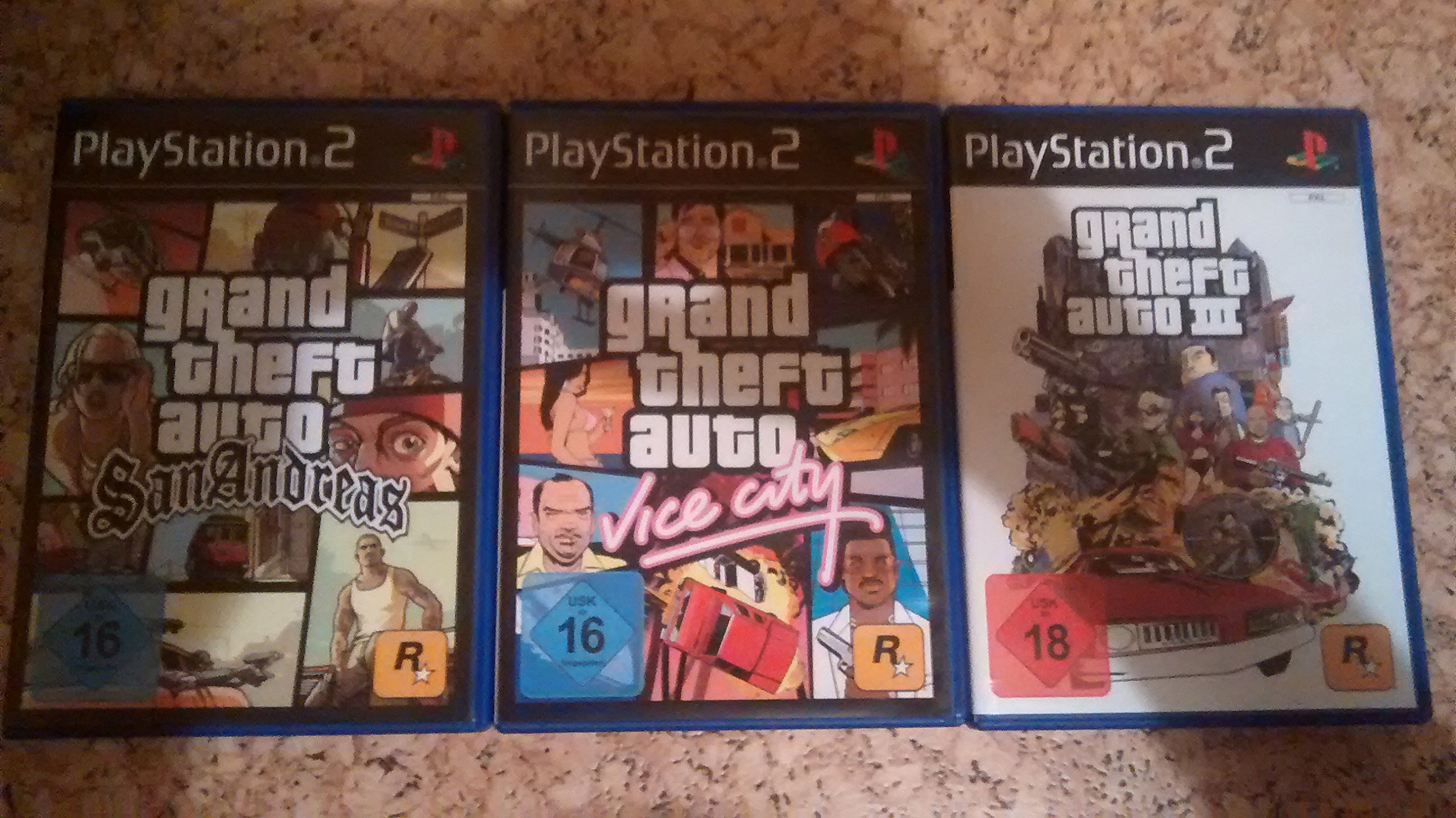 PS2 Games Grand Theft Auto The Trilogy - PlayStation 2 Grand Theft Auto ...