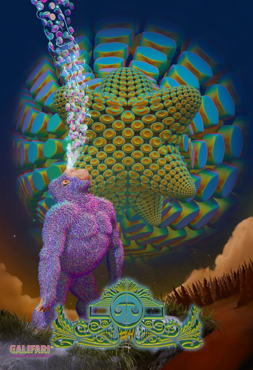 Amazon.com: Califari GG#4 Full Color Strain Art Poster - Weed Decor ...